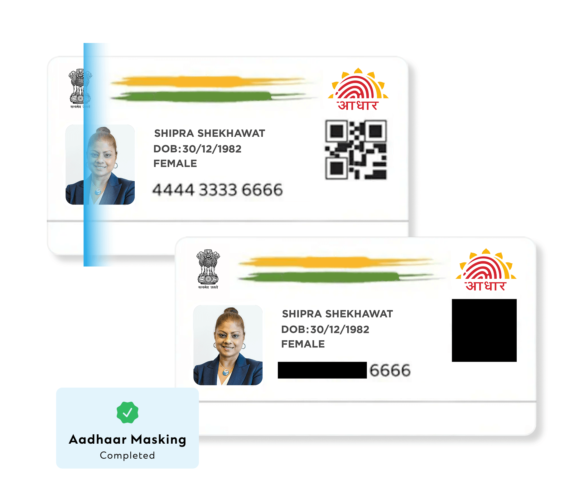 Aadhaar Masking Scan